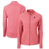 Women's Cutter & Buck Gray Detroit Tigers Charter Eco Recycled Half-Zip ...