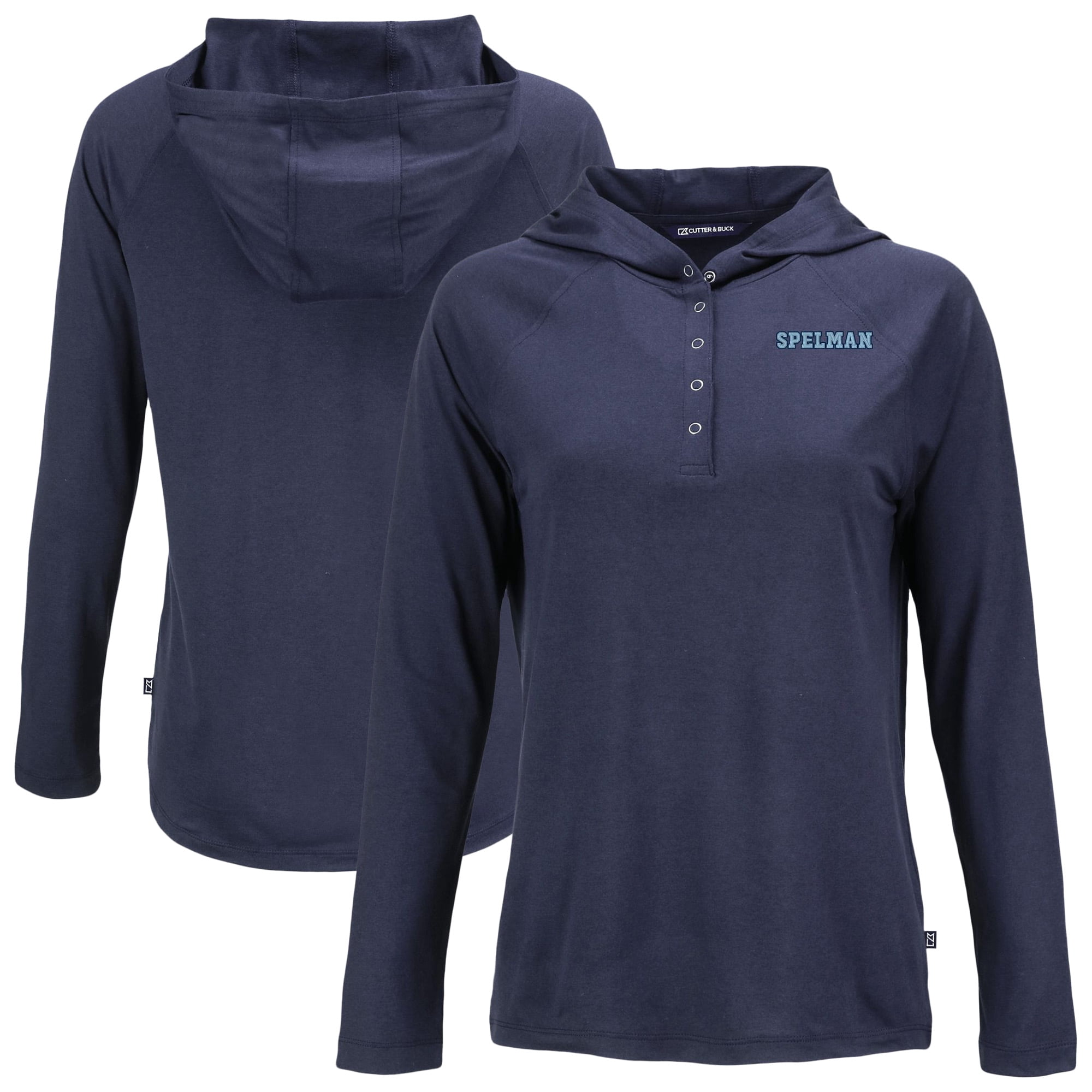 Women's Cutter & Buck Navy Spelman College Jaguars Coastline Epic ...