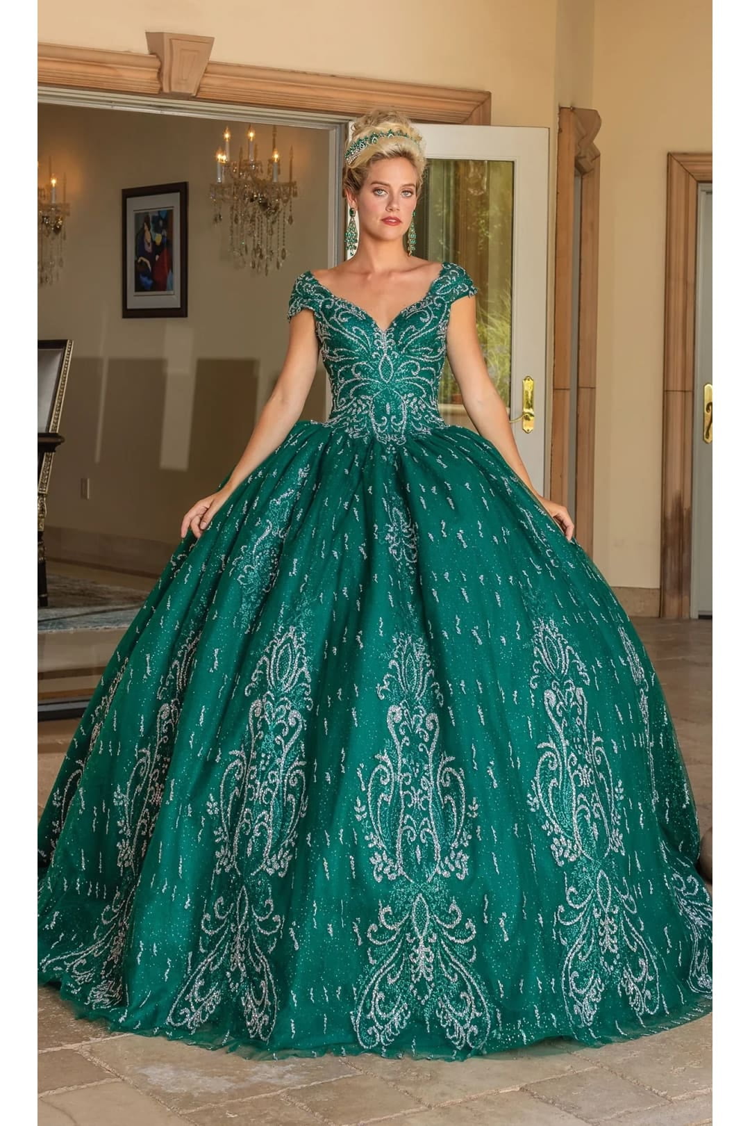 Women's Dancing Queen Dress DQ 1805 Quinceanera Gown Exquisite Charm ...