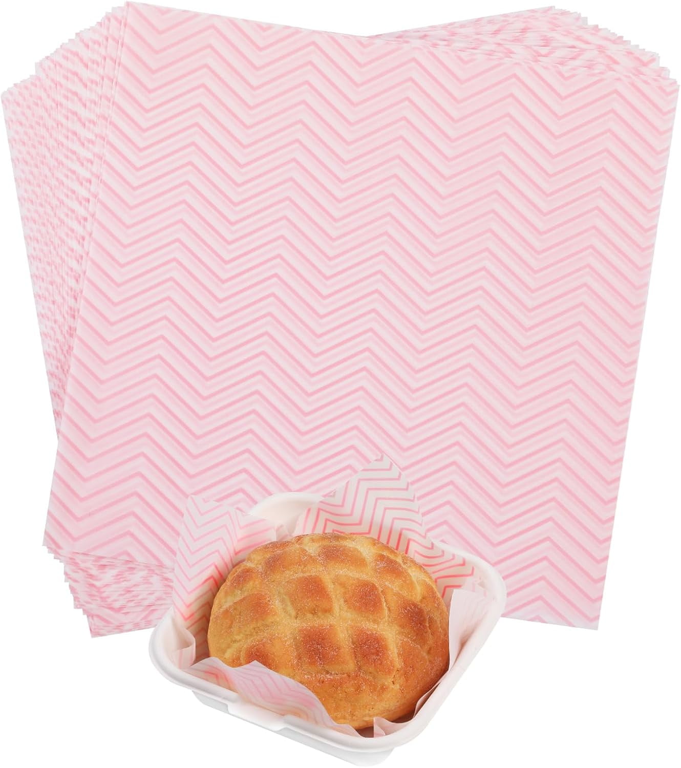 Women's Day Waxed Deli Paper Sheets for Snacks 100 Pcs, 7 * 7 Inch Food ...
