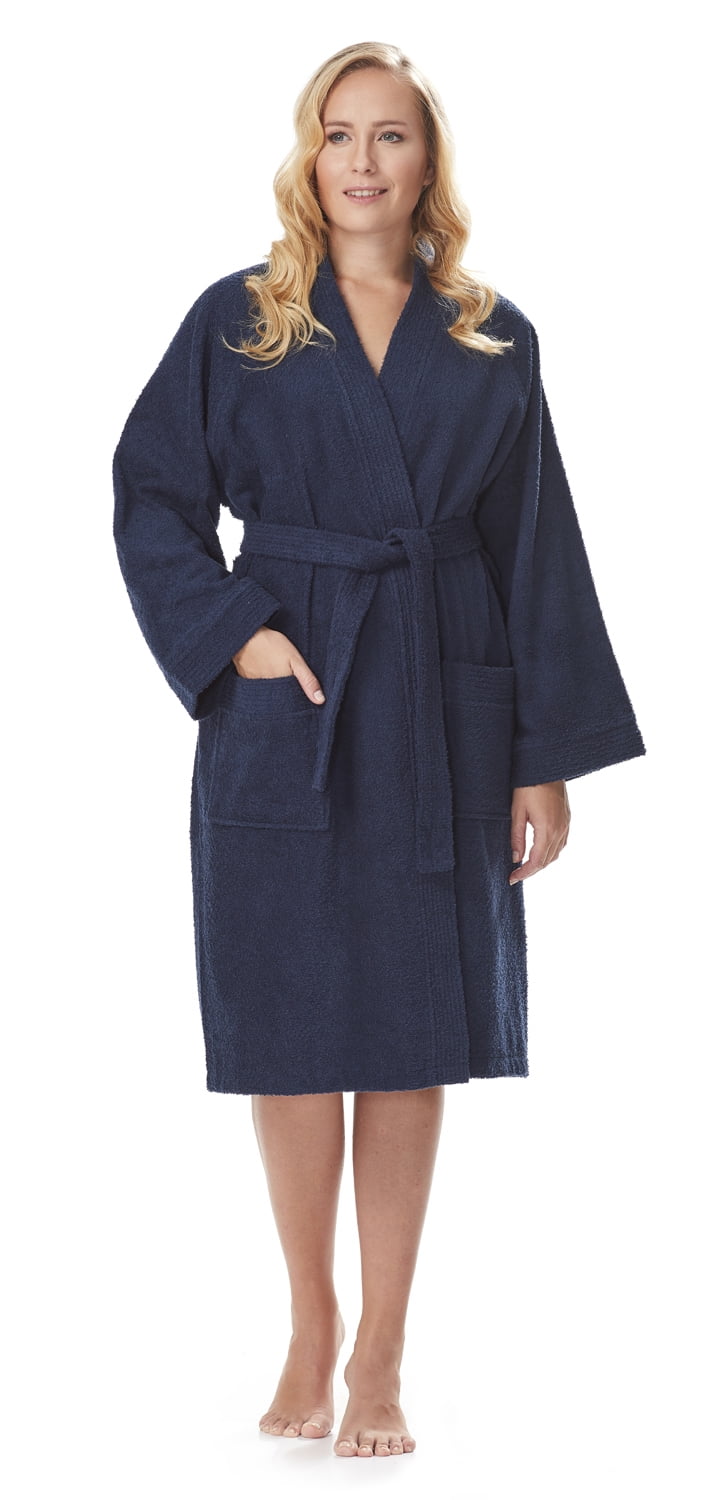 Women's Daylee Model Turkish Cotton Kimono Bathrobe - Walmart.com