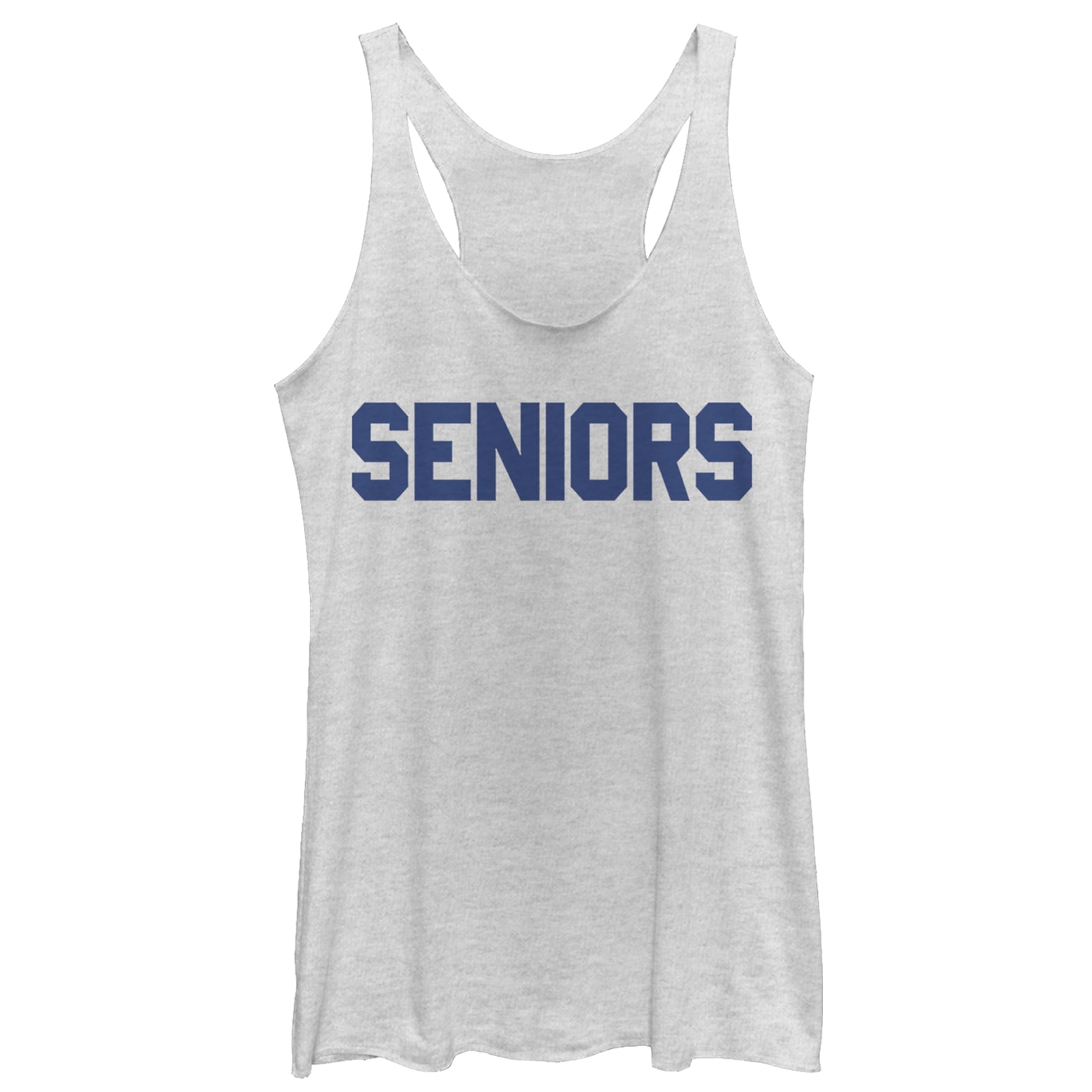 Women's Dazed and Confused Seniors Racerback Tank Top White Heather ...