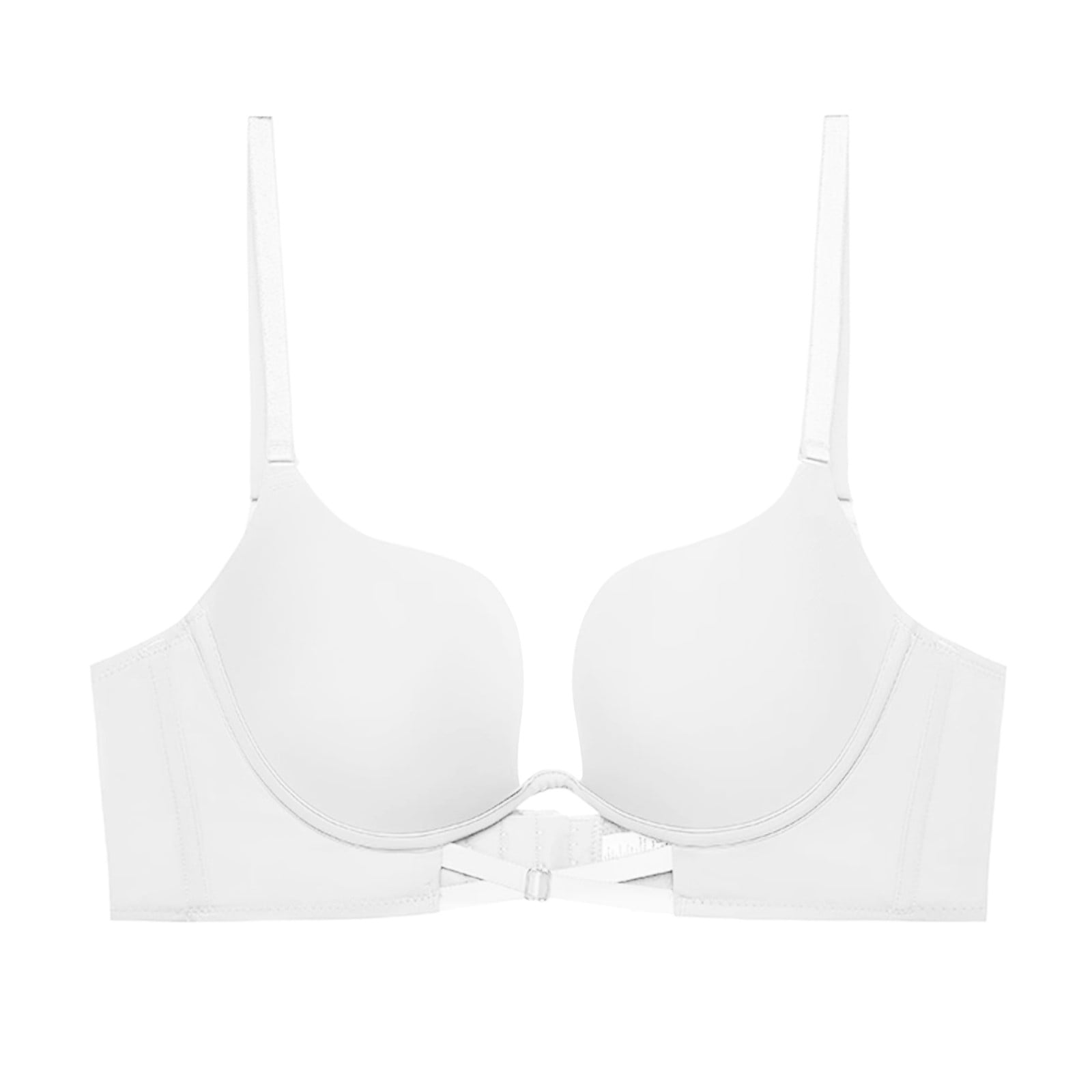 Women's Deep Push Up Bra Low Waist Bra Metal Wire Pull Strap Multi ...