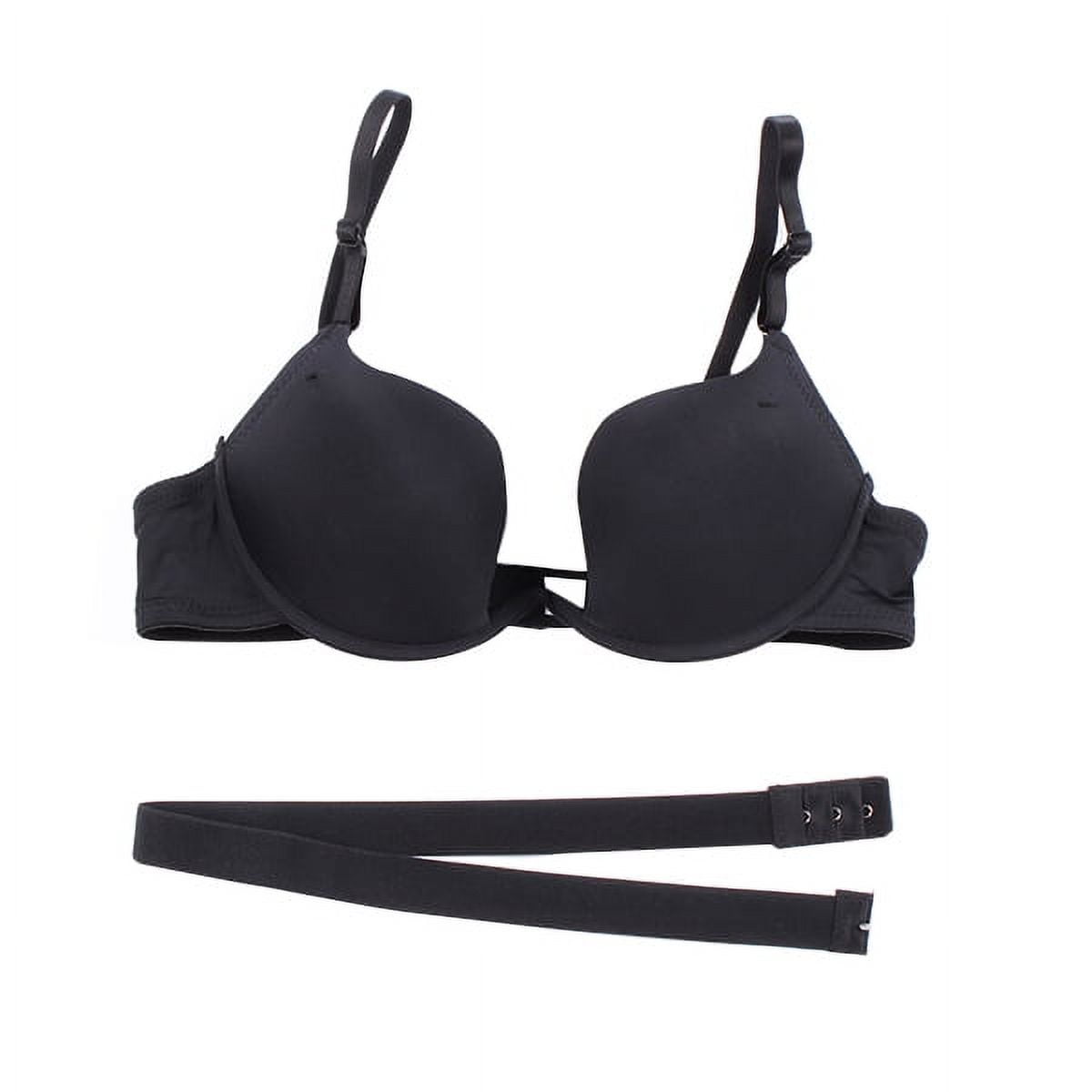 Women's Deep U Push Up Multi-Way Convertible Plunge Bra - Walmart.com