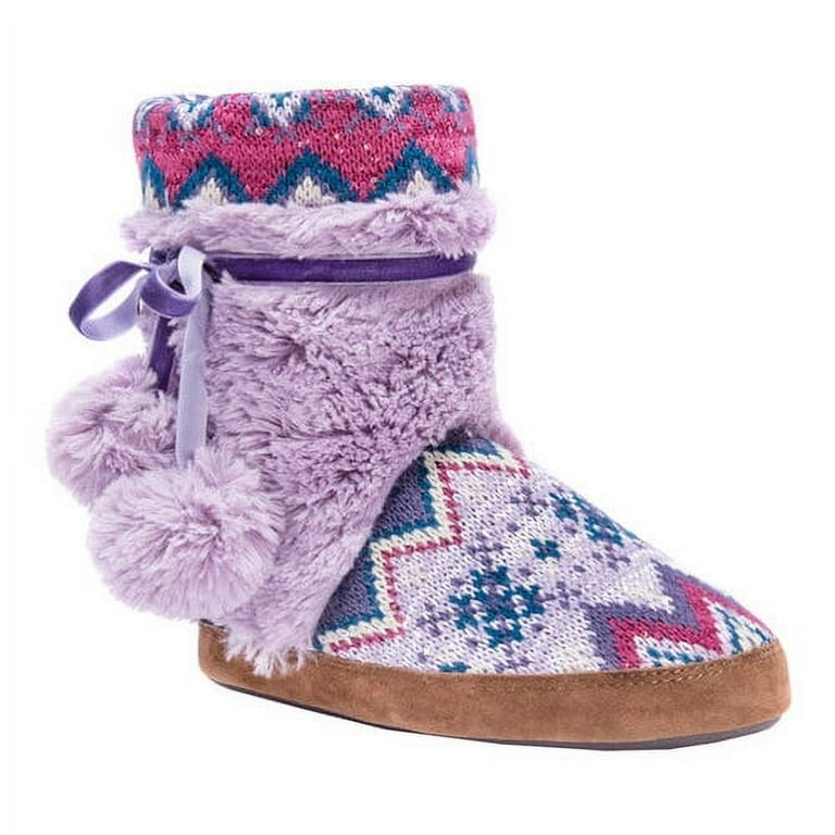 Muk Luks Purple Delanie Slipper Bootie Outlet | jkuat.ac.ke