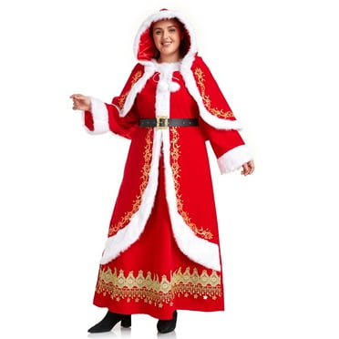 Womens Premium Mrs. Claus Costume - Walmart.com