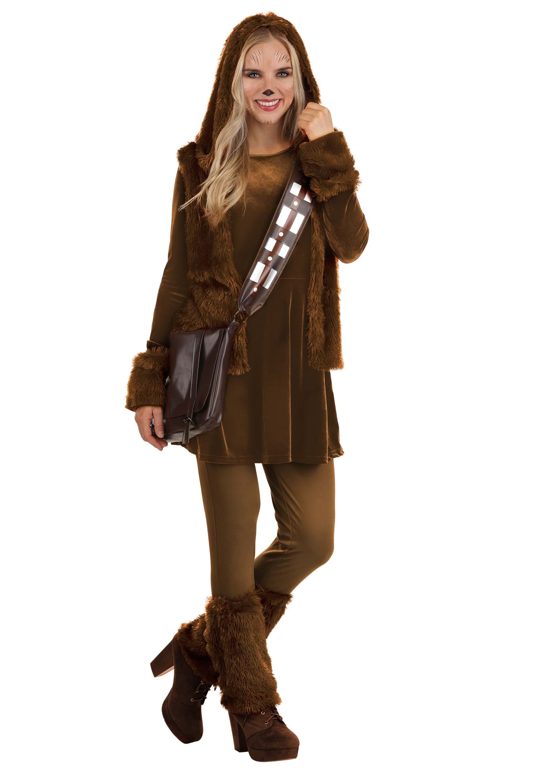 Women's Deluxe Star Wars Chewbacca Costume Dress - Walmart.com