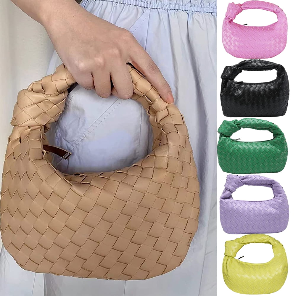 Women's Designer Handbags - Women's PU Leather Woven Shoulder Bag ...