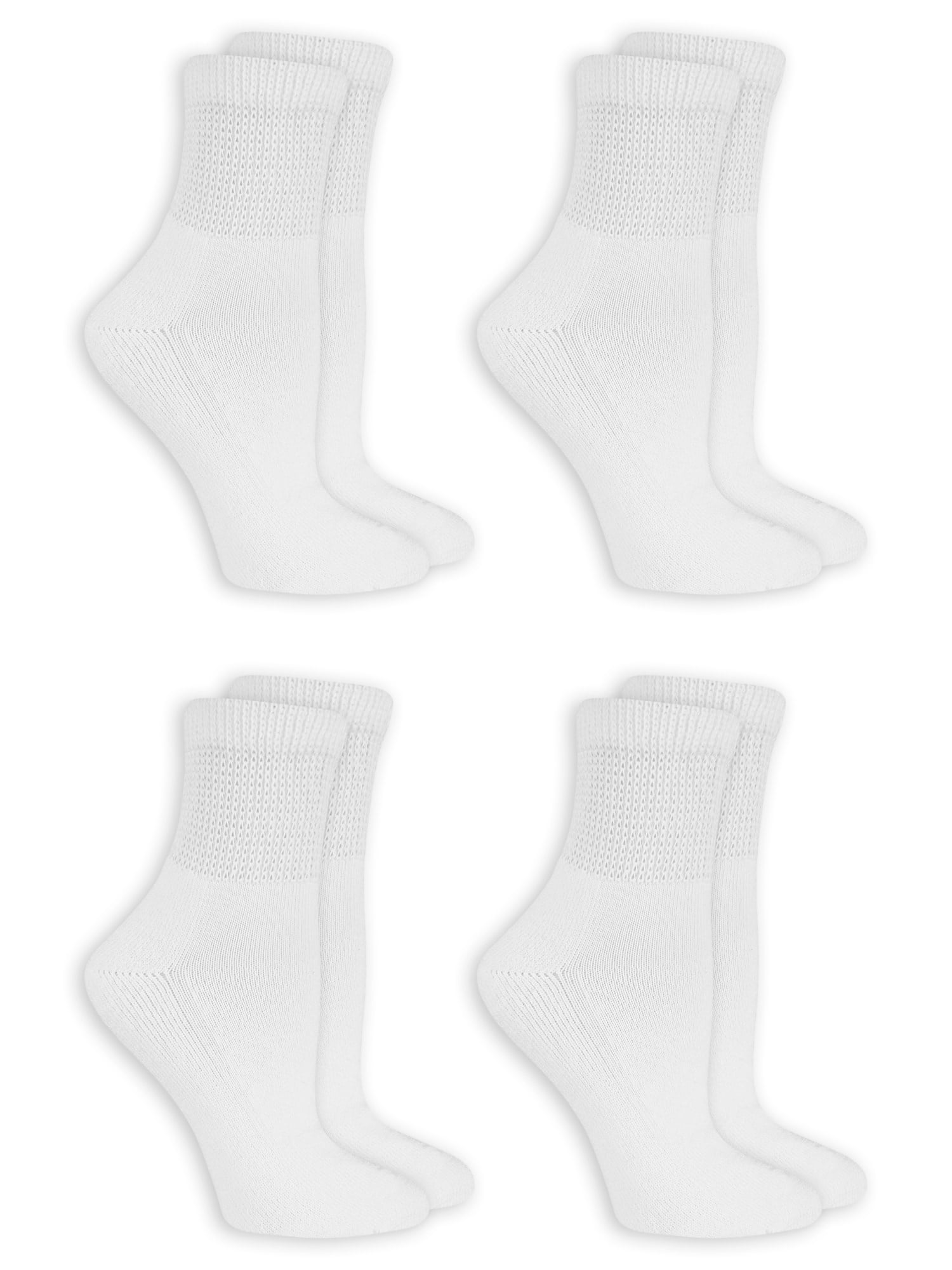 Dr. Scholl's Women's Diabetic & Circulatory Ankle Socks 4 Pair with ...