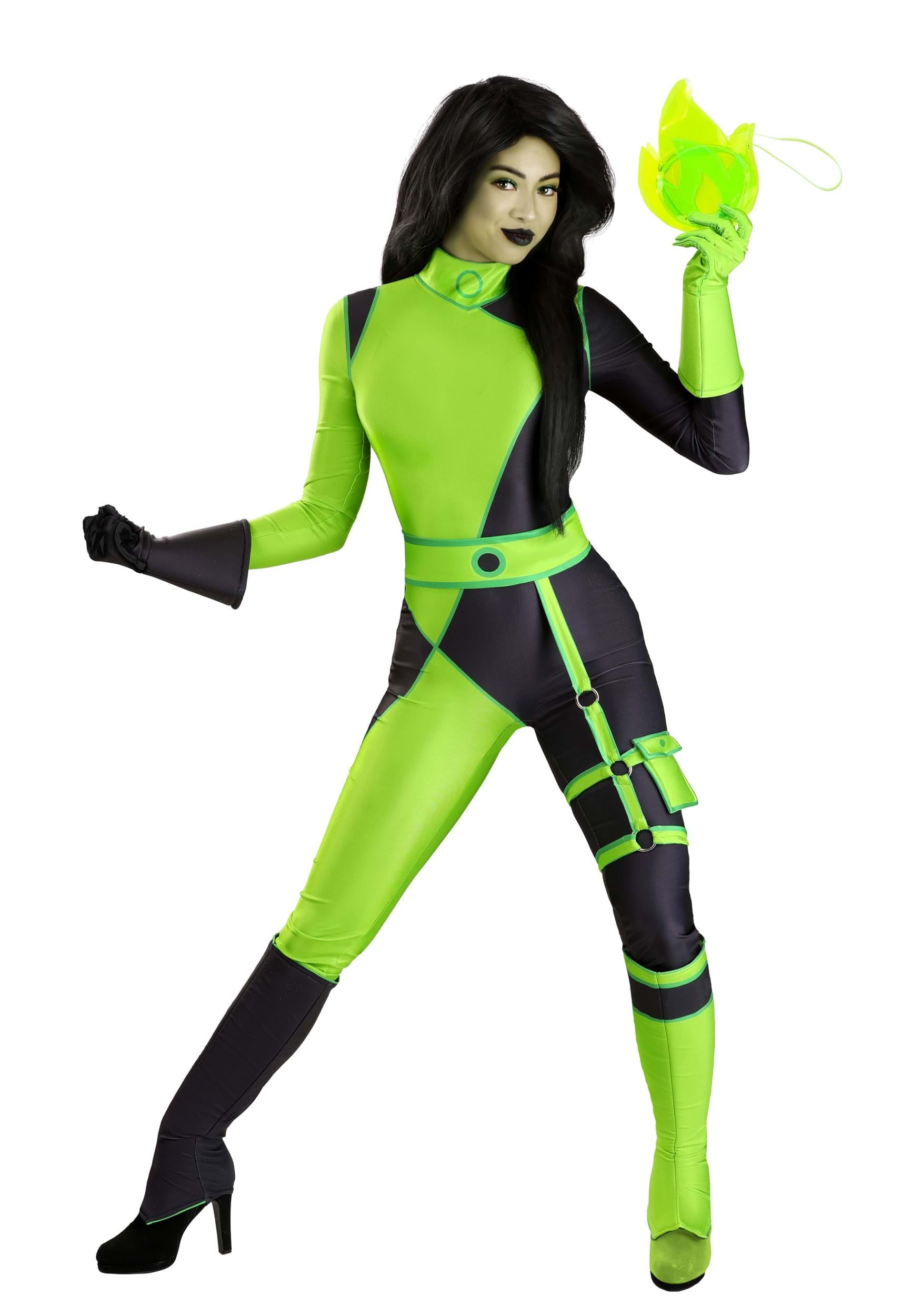 Women's Disney Kim Possible Authentic Shego Costume - Walmart.com