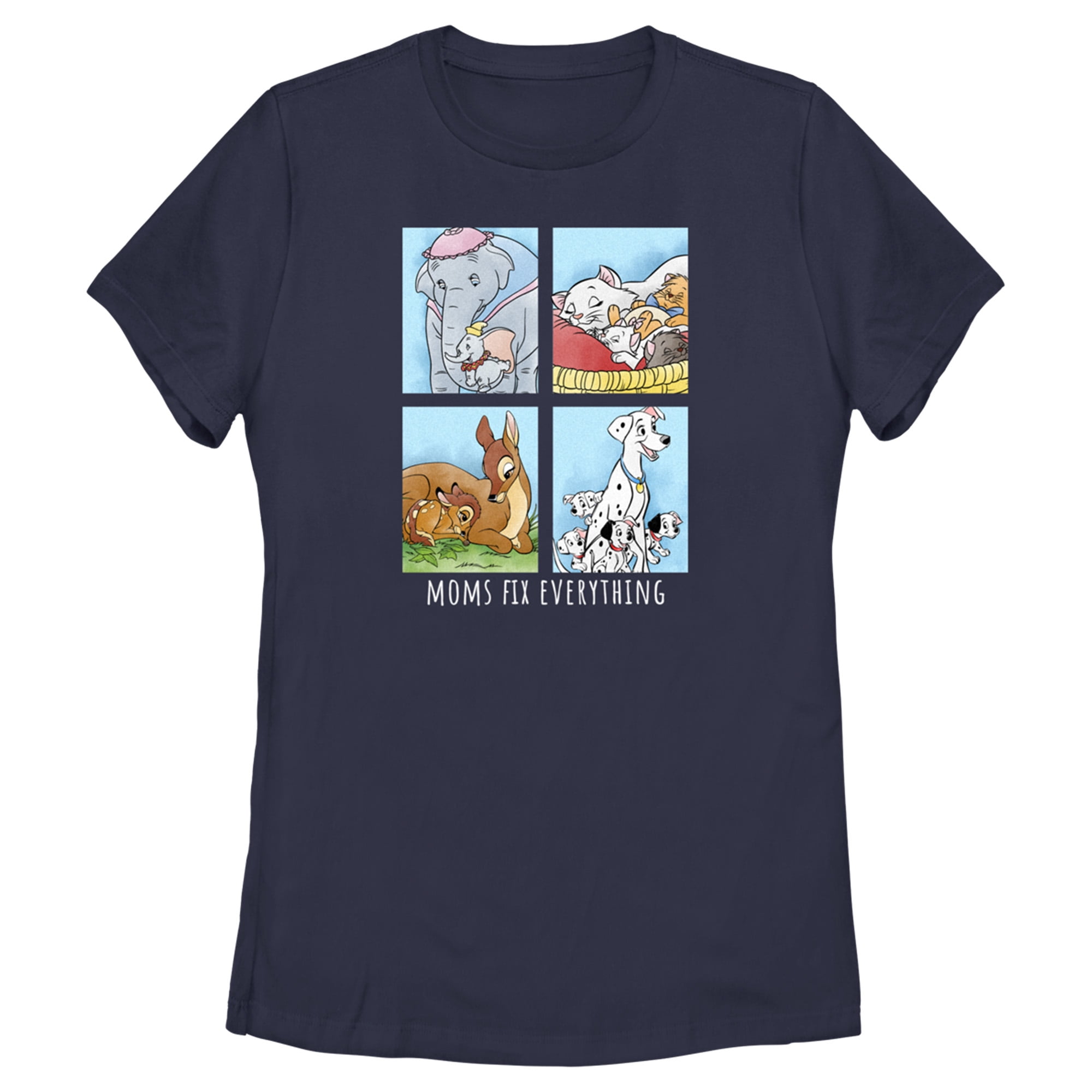 Women's Disney Moms Fix Everything Graphic Tee Navy Blue X Large ...