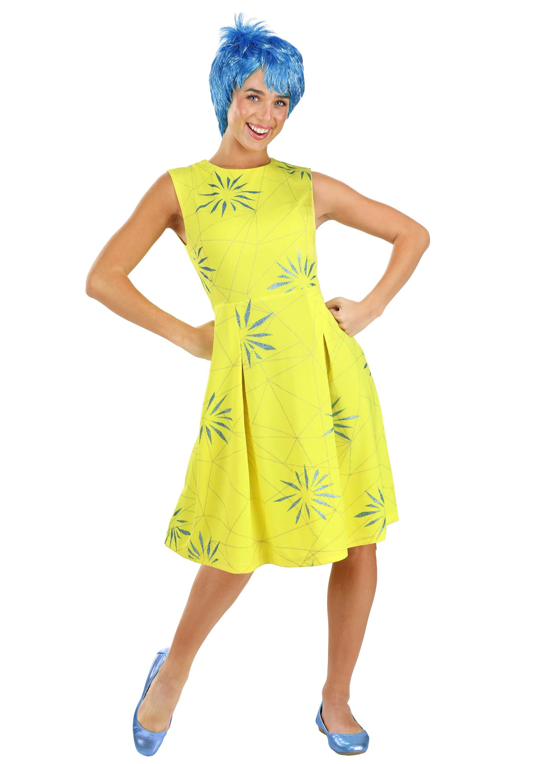 Women's Disney and Pixar Inside Out Joy Costume - Walmart.com