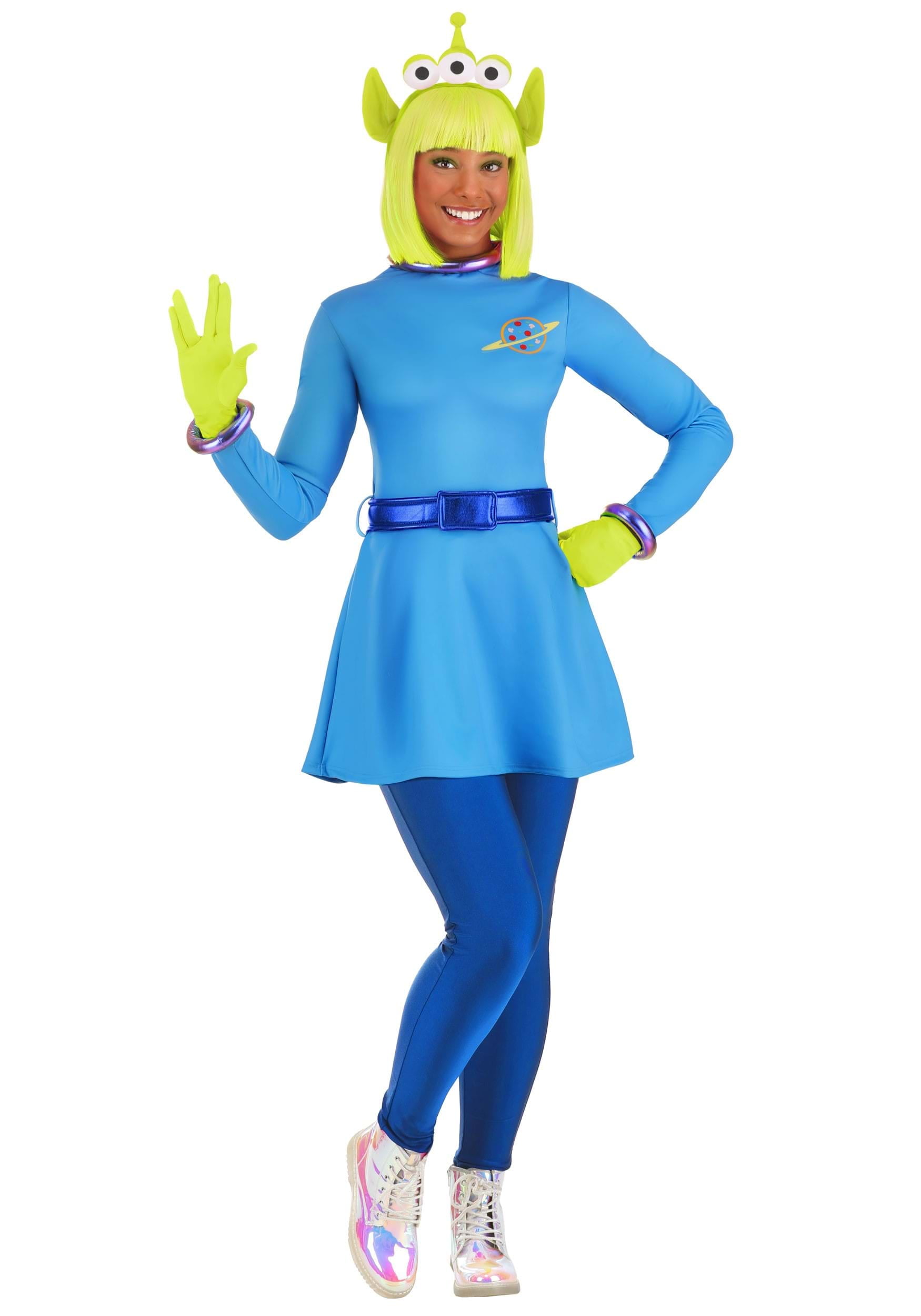 Women's Disney and Pixar Toy Story Alien Costume Dress - Walmart.com