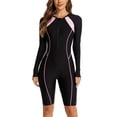 Women’s Dive Skin Swimsuit One Piece Lightweight Rash Guard Long Sleeve ...