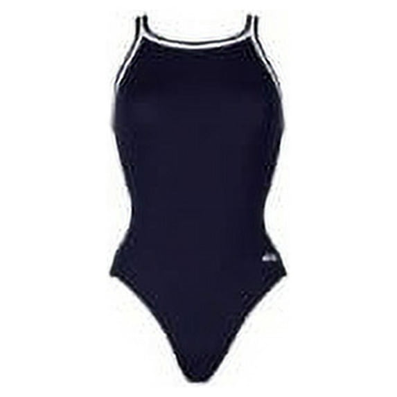 Dolfin Women s Reliance Team Solid DBX Back Swimsuit Navy 38 - Walmart.com