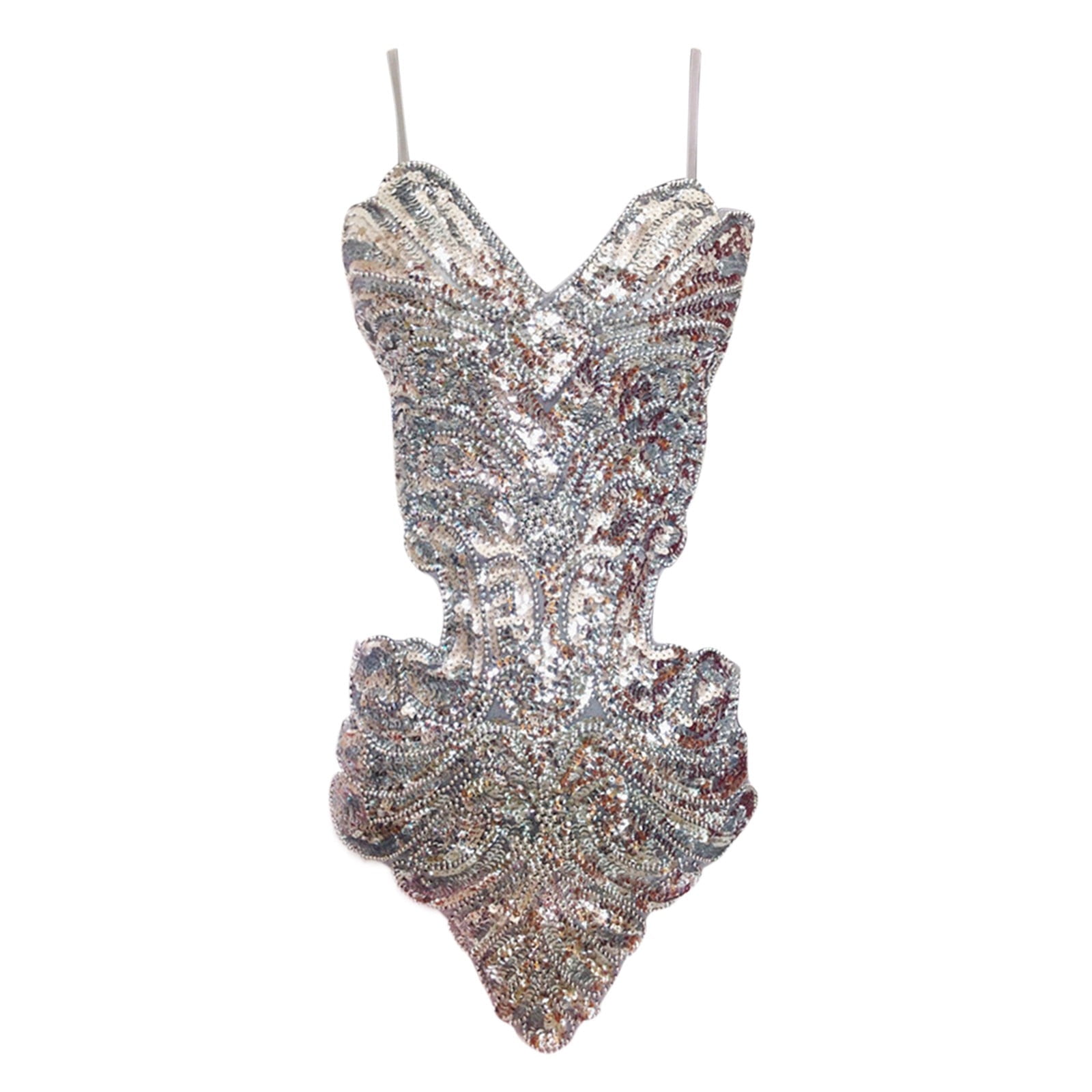 Women's Dress Flashy Sexy Dress All Sequined Embellished Sequins Dress ...