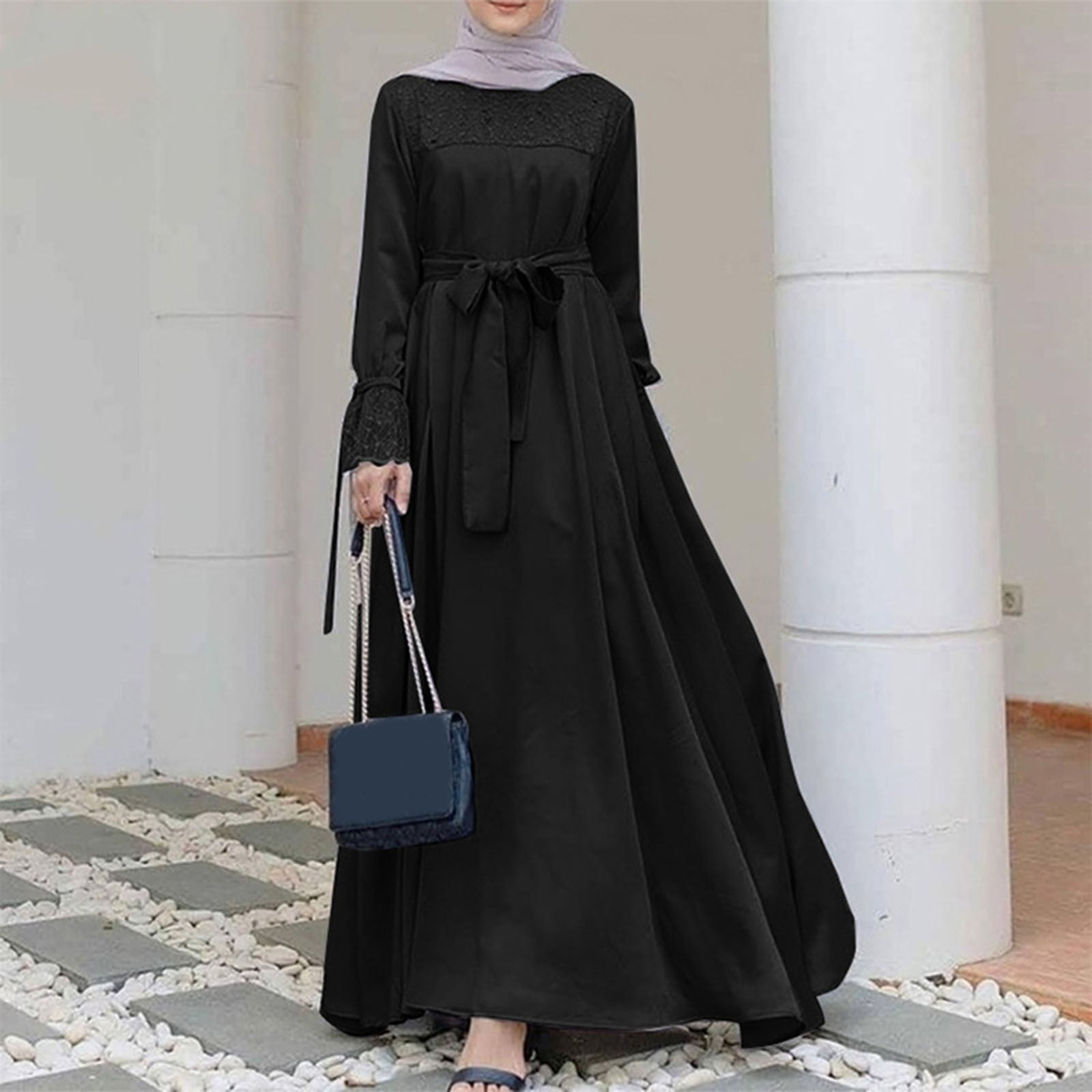 Women's Dress Türkiye Dubai Heavy Industry Beading Ironing Dress Burka ...
