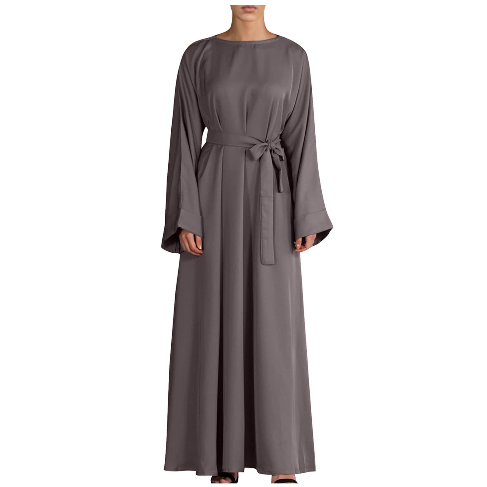 Women's Dresses Fall Vintage Kaftan Islamic Maxi Dresses Middle East ...