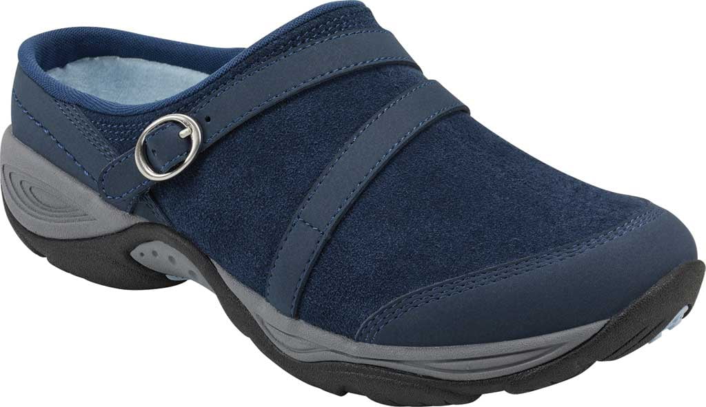 Women's Easy Spirit Equinox Mule Dark Blue Suede 7.5 M - Walmart.com
