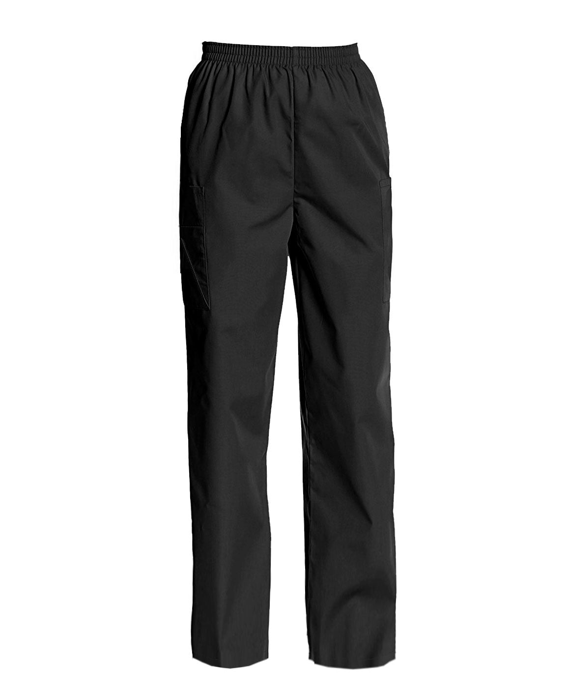 Women's Elastic Waist Cargo Scrub Pants - Walmart.com