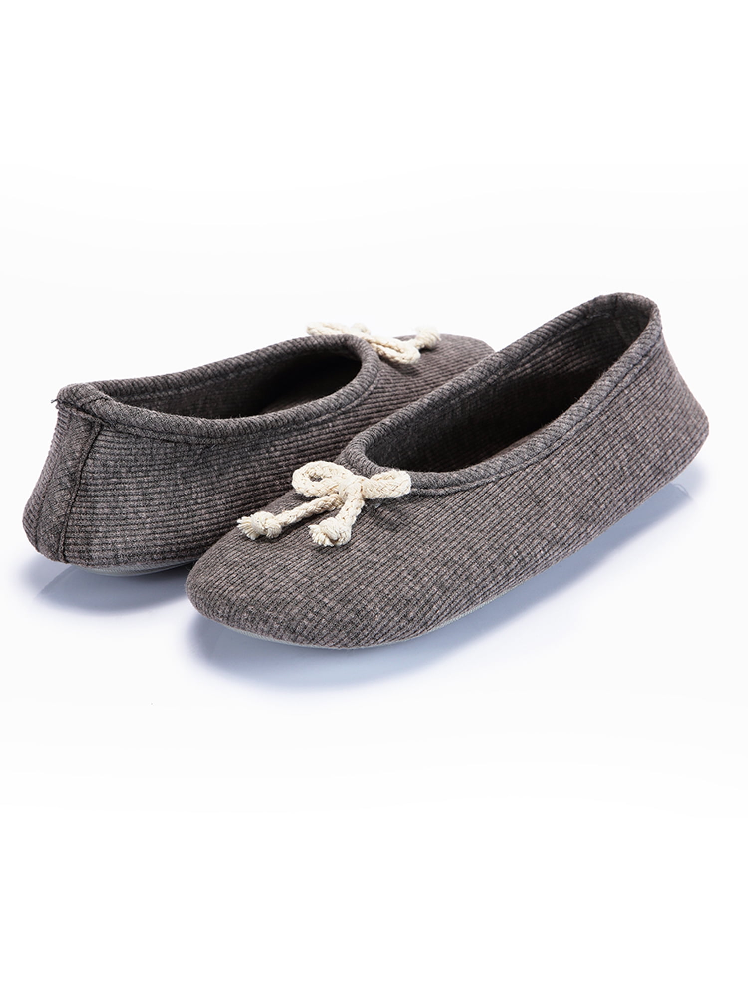 Women's Elegant Cashmere Knitted Memory Foam Indoor Ballerina House ...