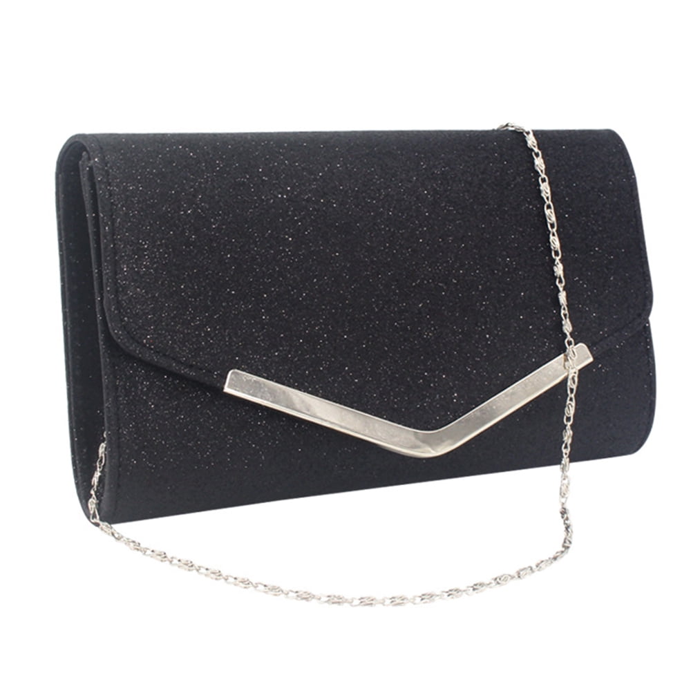 Women's Elegant Evening Clutch Envelope Prom Handbag Wedding Purse ...