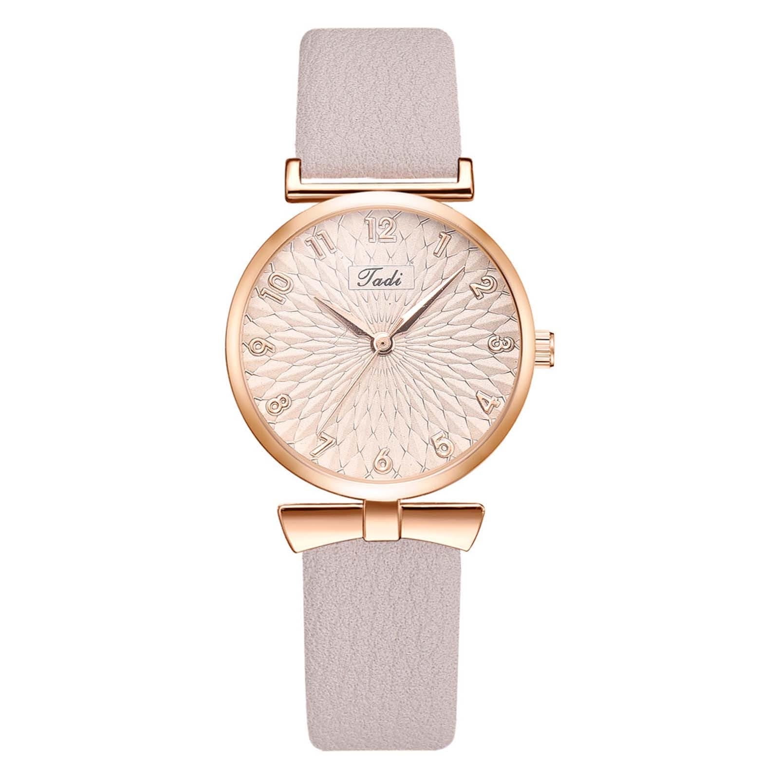 Women's Elegant Watches,Sleek Minimalist Gift Watch with Strap Dial ...