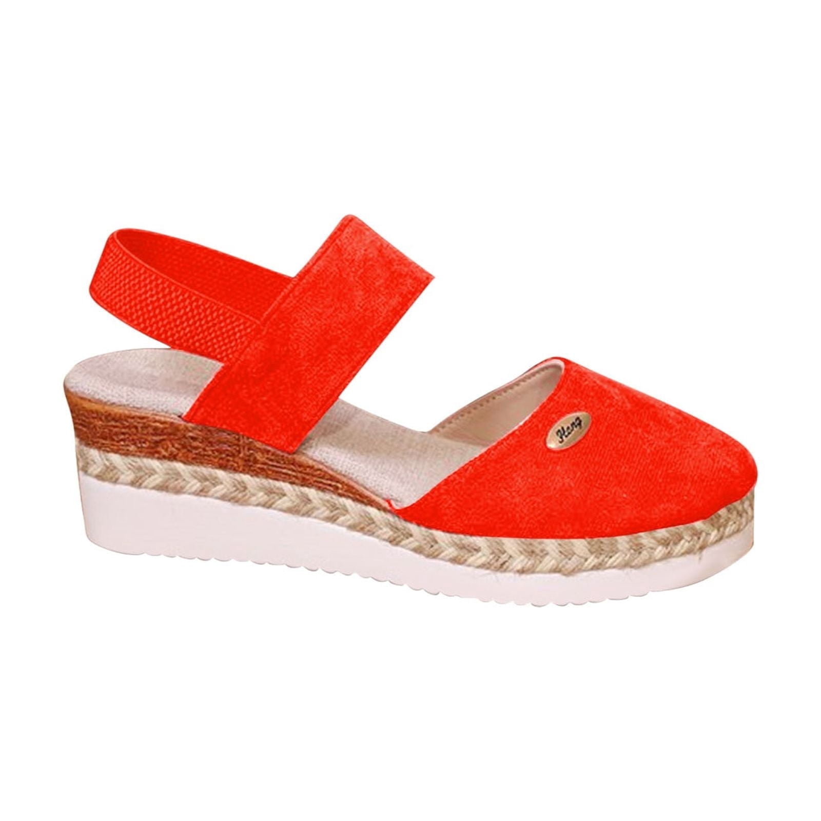 Women's Espadrille Wedge Sandals Platform Closed Toe Sandals ...