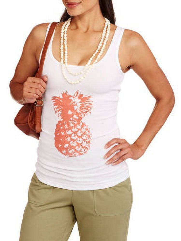 Women's Essential Printed Rib Tank - Walmart.com