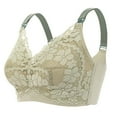Womens Everyday Wear 2024 Snap Front Bras For Seniors Front Closure