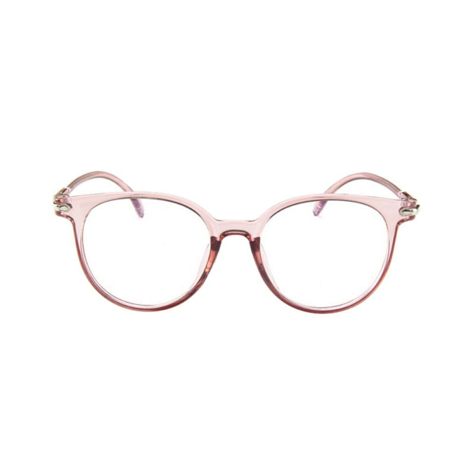 Women's Eyeglasses Oval Frames Blue Light Blocking Glasses Clear Lenses ...