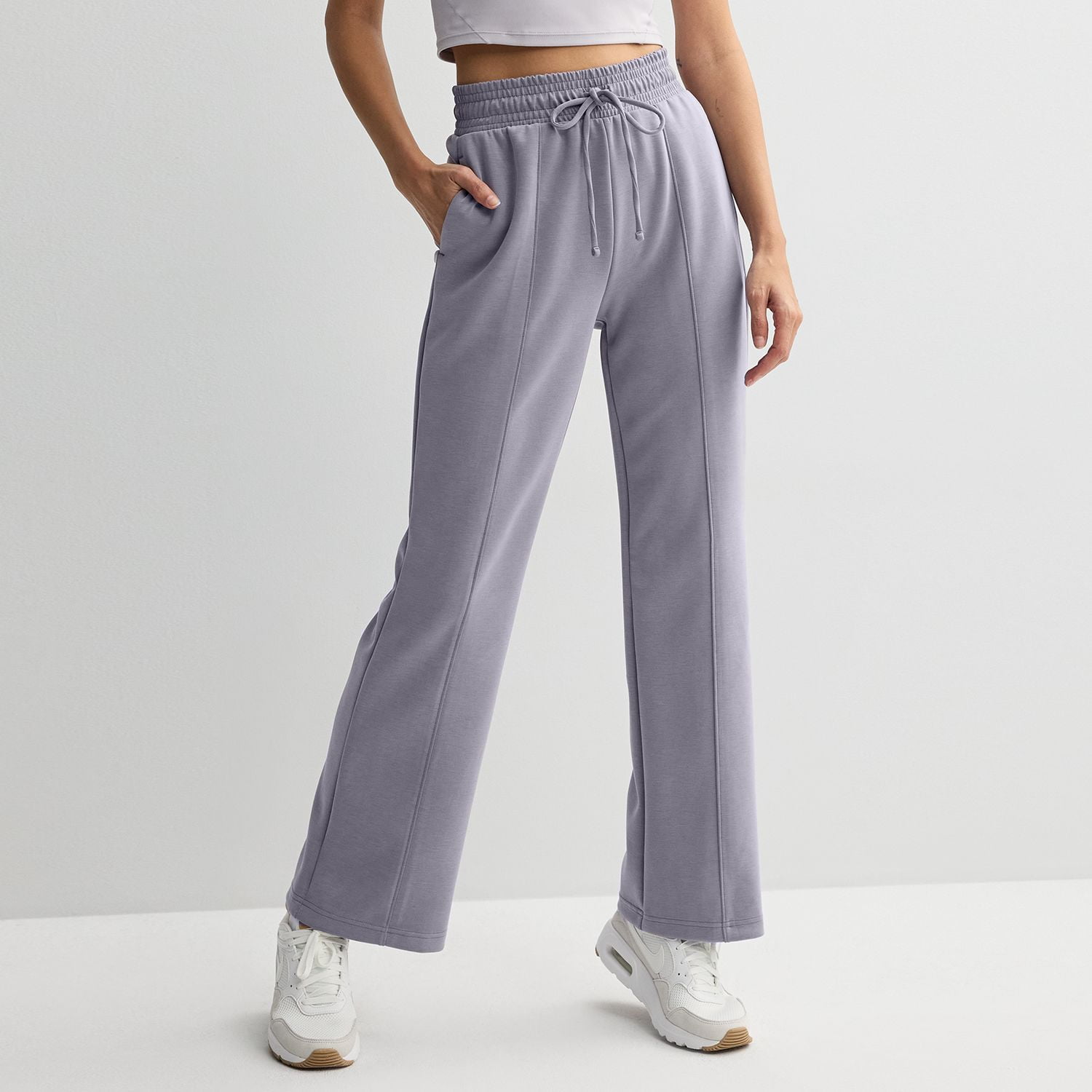 Women's FLX High-Rise Solace Straight Leg Pants Color: Mauve Sand Size ...
