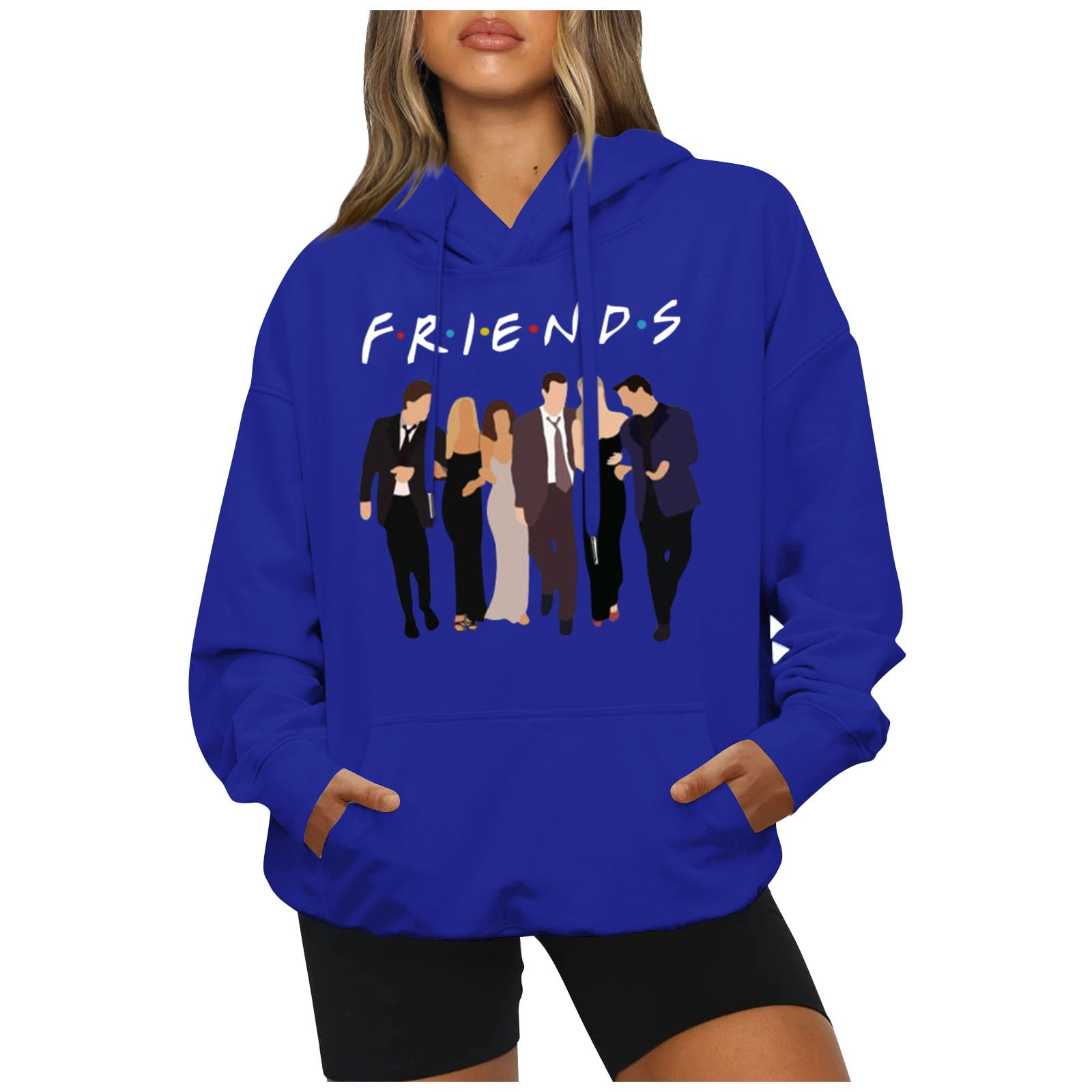 Women's FRIENDS Sweatshirt Print Pullover Friends Merch Long Sleeve ...