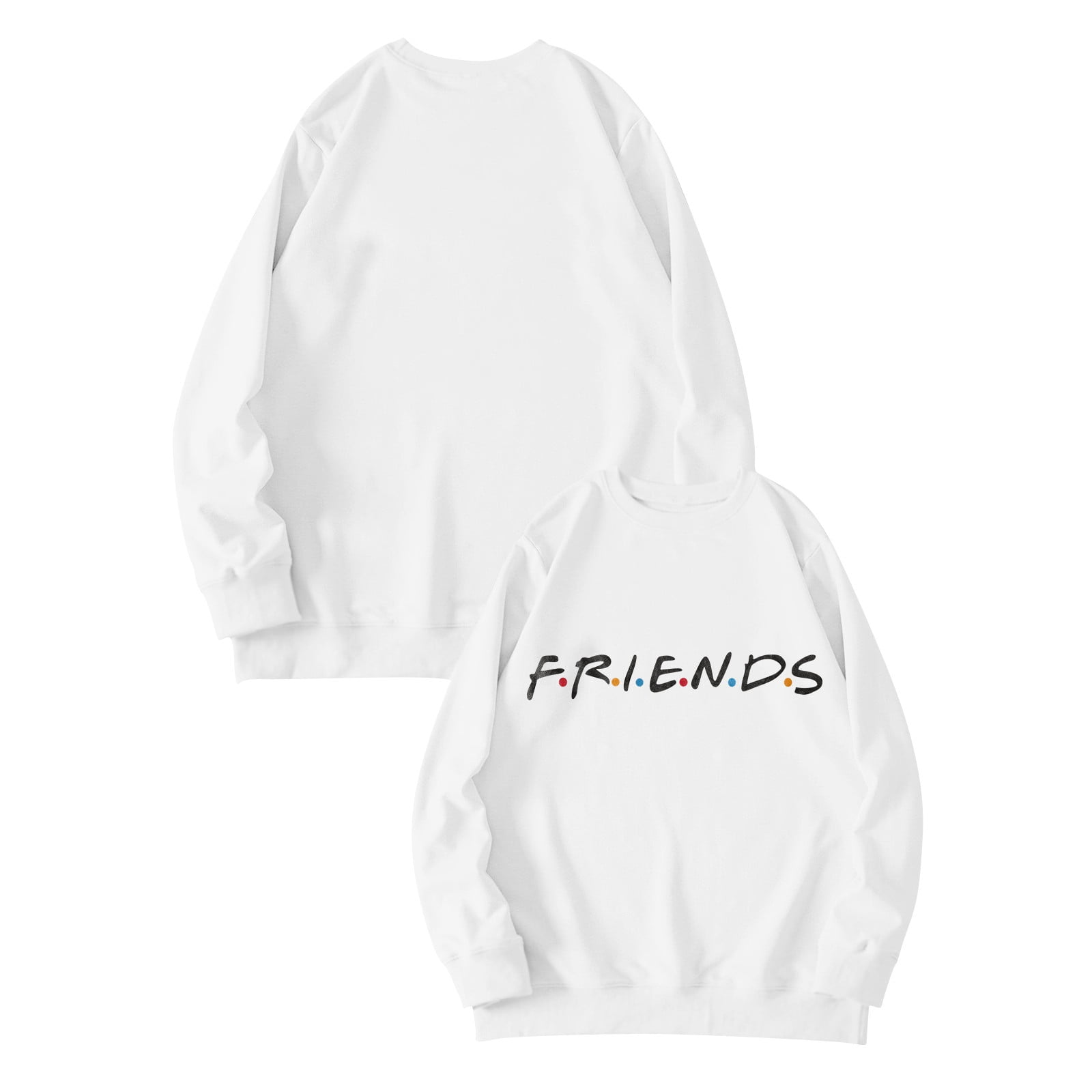 Women's FRIENDS Sweatshirt Print Pullover Friends Merch Long Sleeve ...