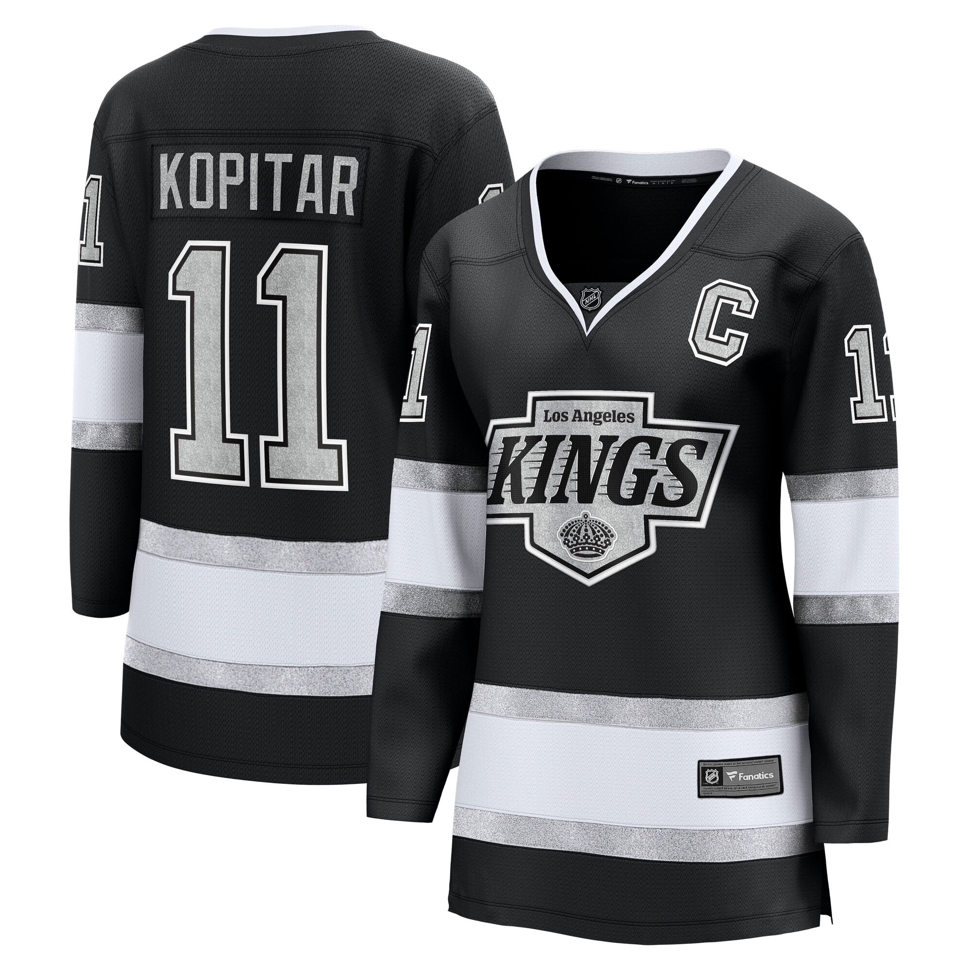 Women's Fanatics Anze Kopitar Black Los Angeles Kings Home Breakaway ...