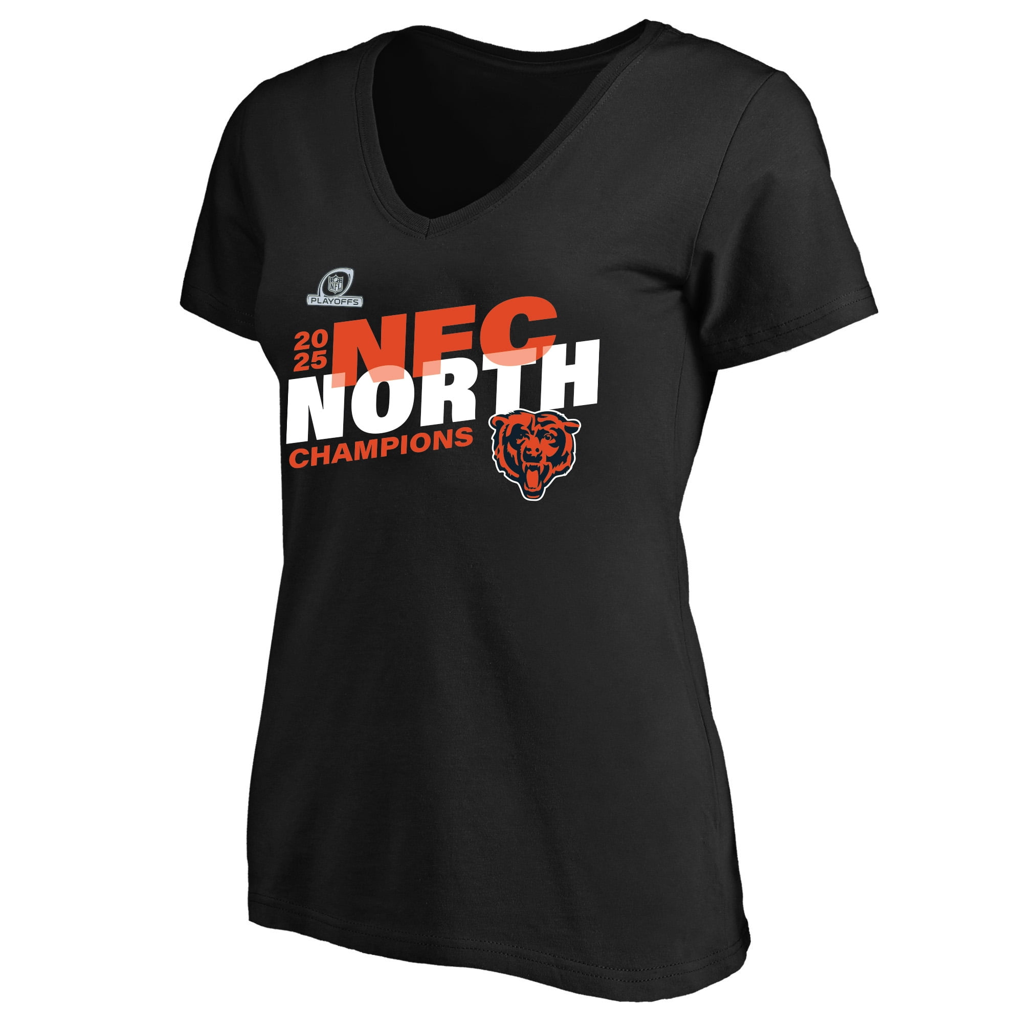 Women's Fanatics Black Chicago Bears 2025 NFC North Division Champions ...