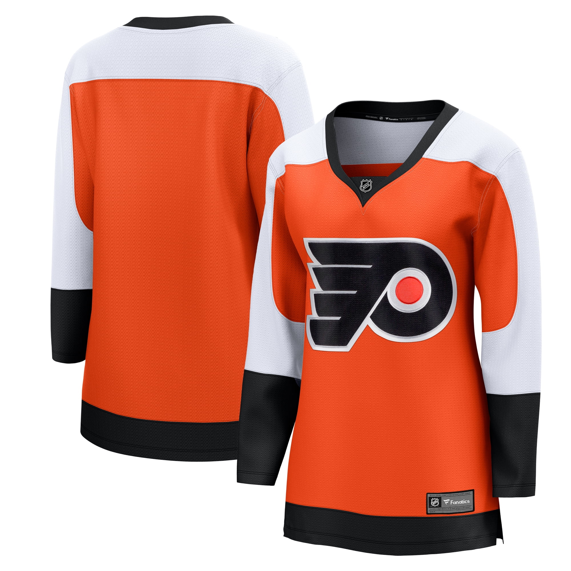 Women's Fanatics Burnt Orange Philadelphia Flyers Home Breakaway Jersey ...