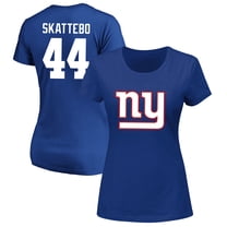 Men's Fanatics Cam Skattebo Royal New York Giants Big & Tall Player ...
