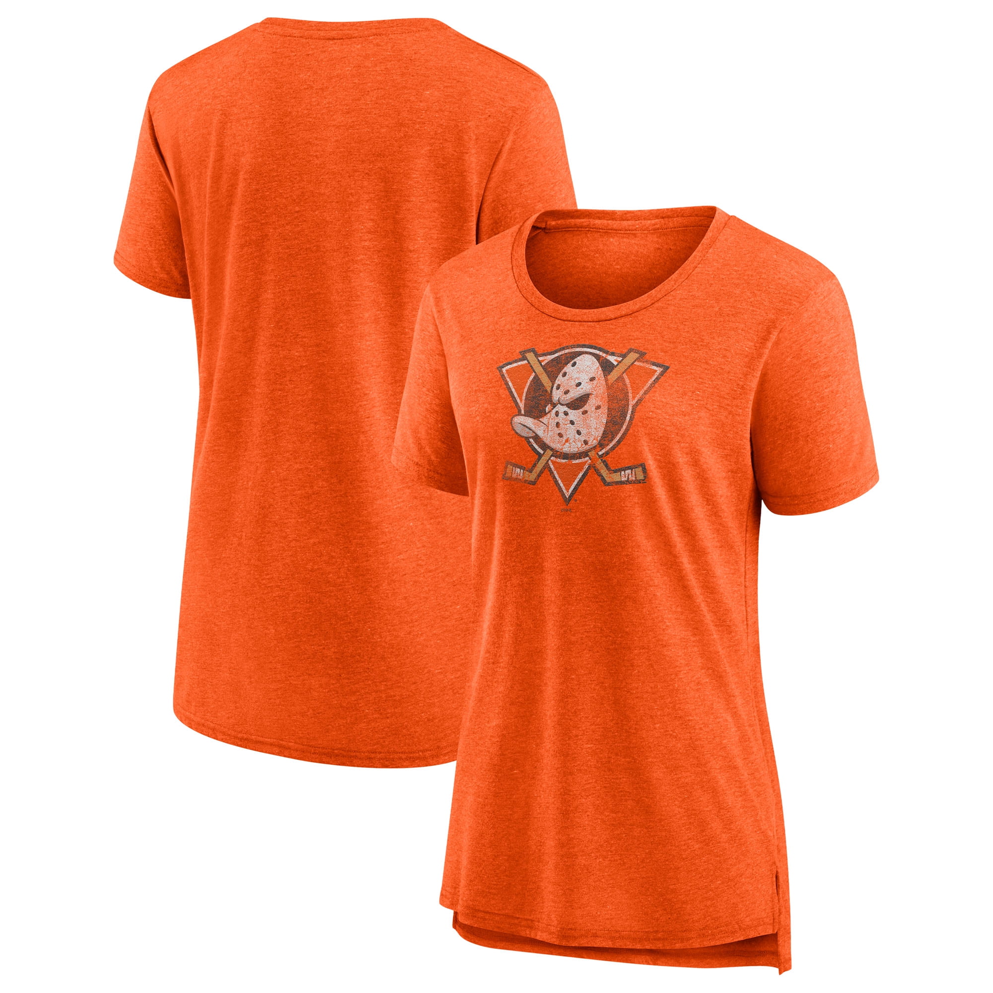 Women's Fanatics Heather Orange Anaheim Ducks Special Edition 2.0 ...