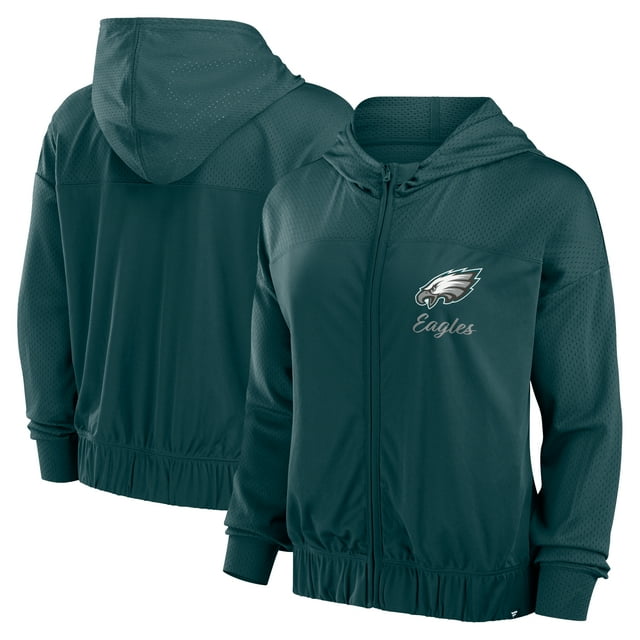 Women's Fanatics Midnight Green Philadelphia Eagles Script Lock Full ...