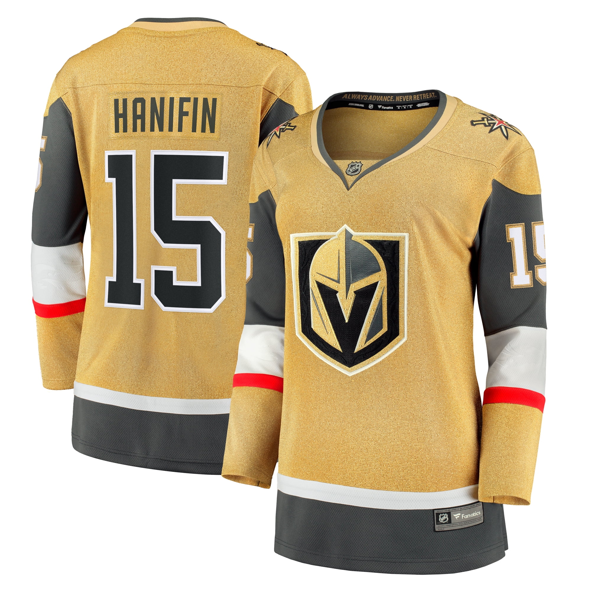 Women's Fanatics Noah Hanifin Gold Vegas Golden Knights Home Breakaway ...