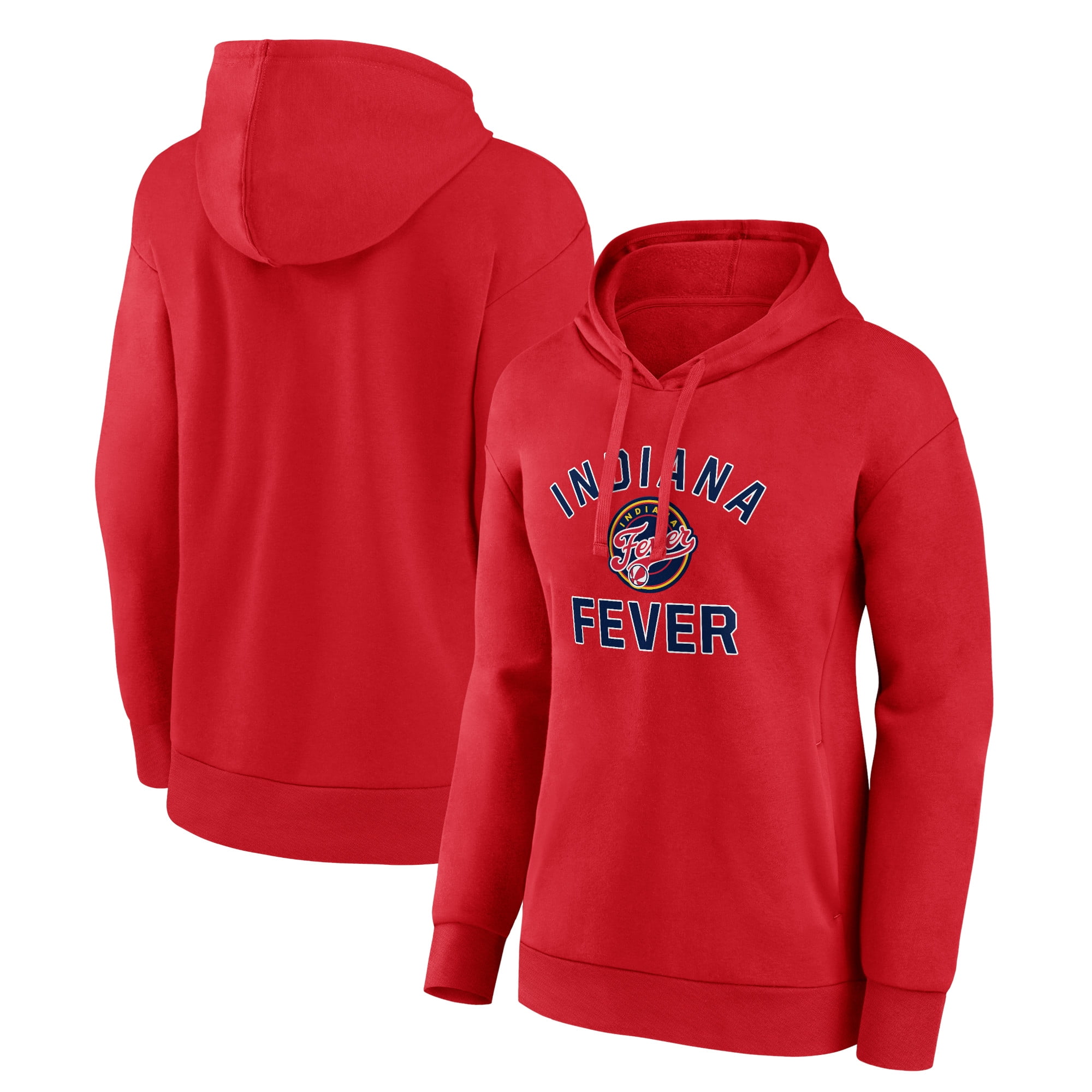 Women's Red Indiana Fever Team Overtime Pullover Hoodie - Walmart.com