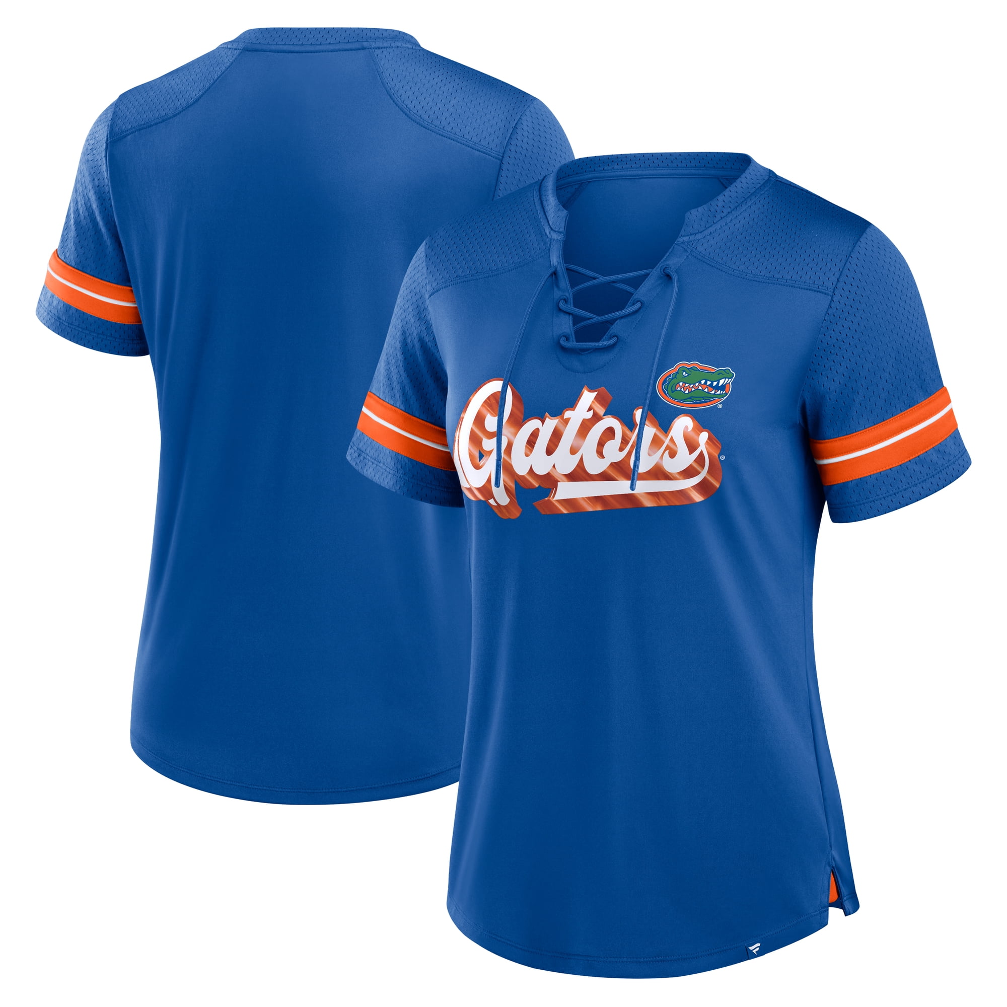 Women's Fanatics Royal Florida Gators Plus Size Overtime Readiness Lace ...
