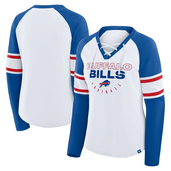 NFL Buffalo Bills Women's White Cotton Short Sleeve T-Shirt - Walmart.com