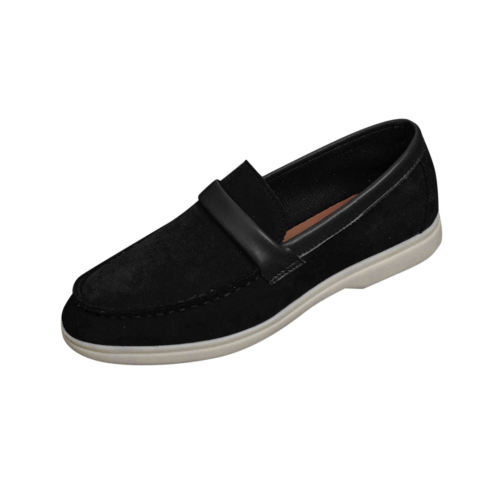 Women's Fashion Backless Dress Slippers Slip-Ons Penny Loafers Slippers Daily Non-Slip Low Block ...