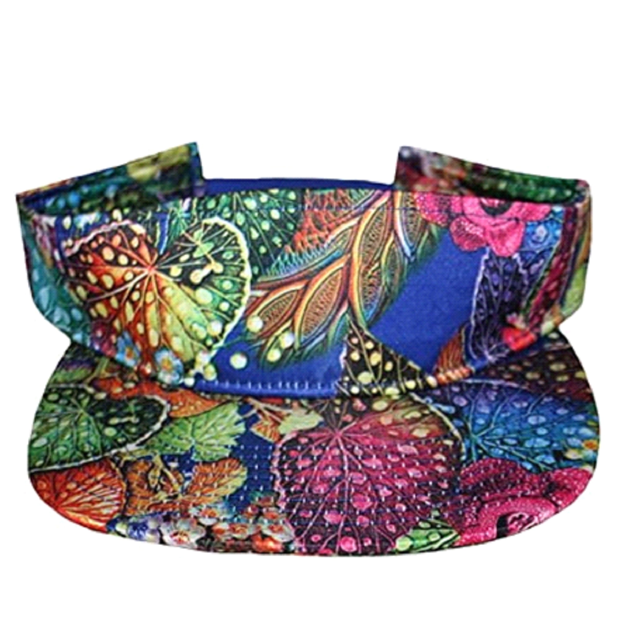 Women's Fashion Flatbill Snapback Visor (Multicolored Leaves) - Walmart.com