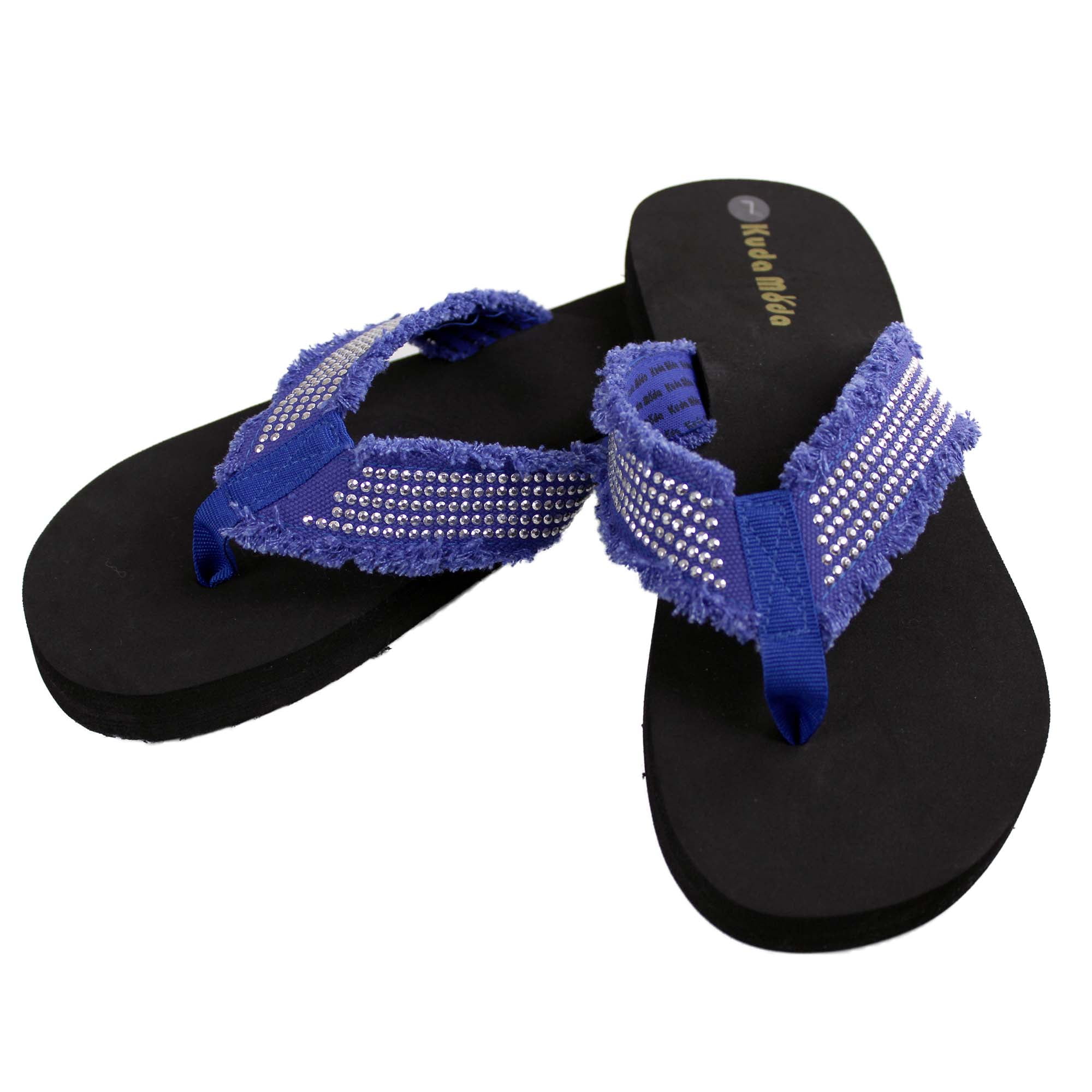 Women's Summer Cute EVA Platform Thong Sandals, Light Weight Sparkling ...