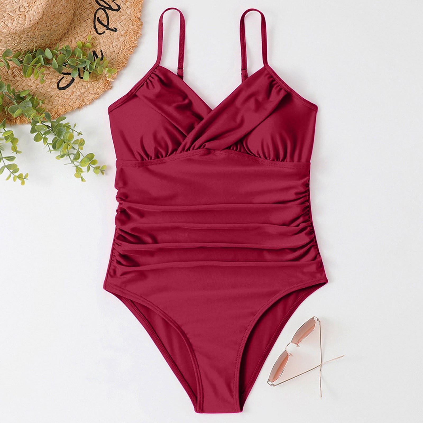 Women's Fashion Swimsuit Multicolor Backless Swimsuit Neon Bikini ...