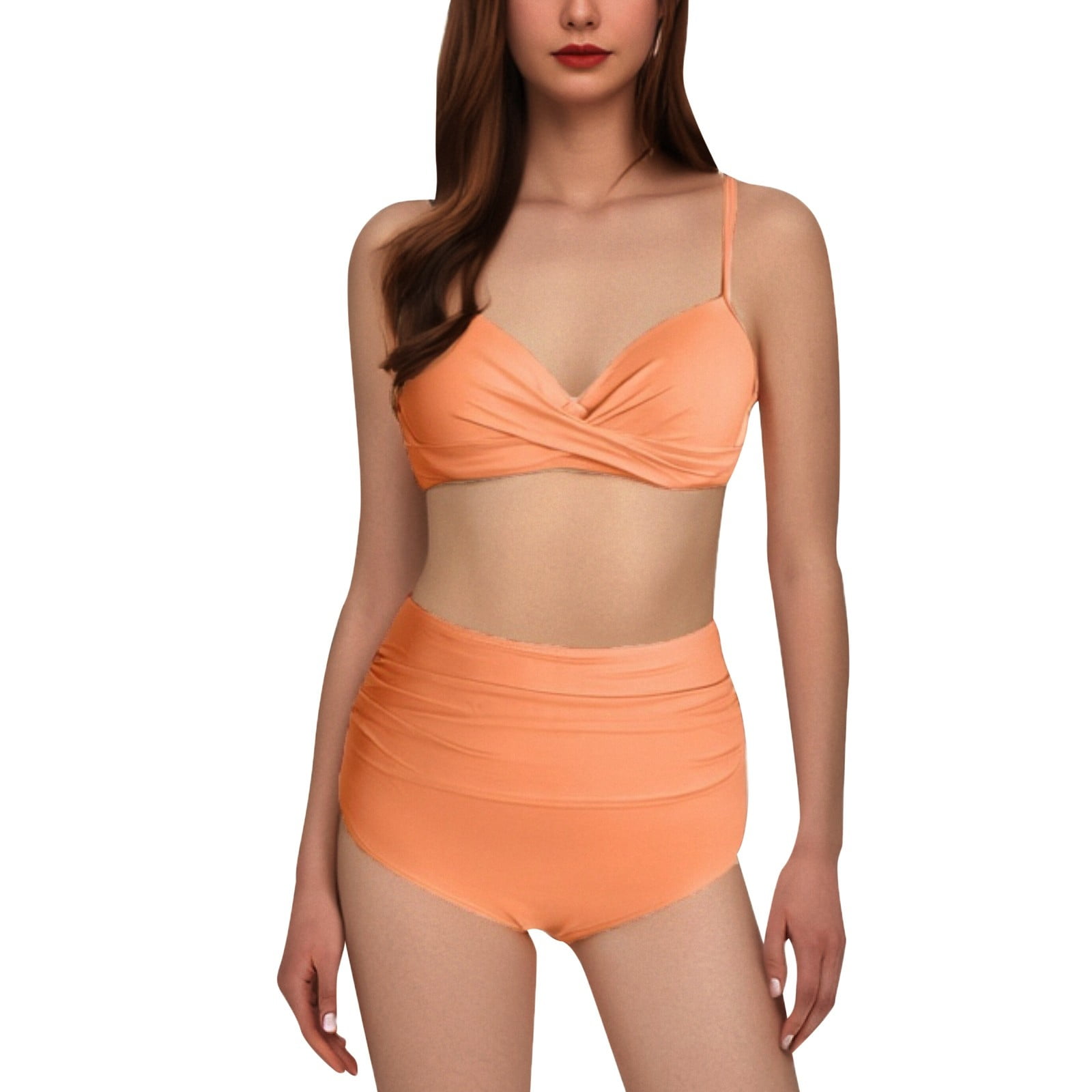 Women's Fashionable Two Piece Swimsuit With plus Size Swimsuits plus ...