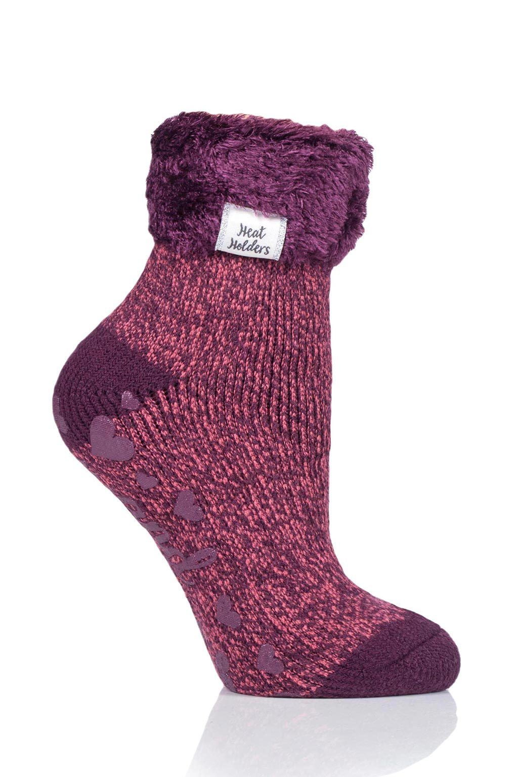 Women's Feather Cuff Lounge Socks - Walmart.com